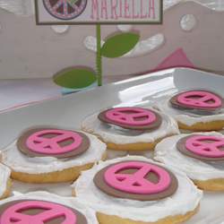 Peace Sign Swim Party / Birthday "DIVE IN- PEACE OUT" | Catch My Party