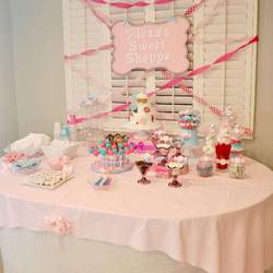 Candy Shoppe / Birthday "Alexa's Candy Shoppe Dessert Table" | Catch My ...