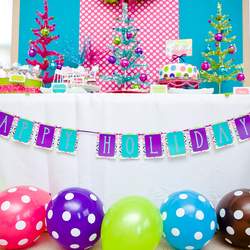 Christmas/Holiday "Merry + Bright Kids Holiday Party" | Catch My Party