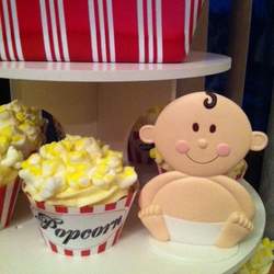 popcorn / Baby Shower "About to pop!" | Catch My Party