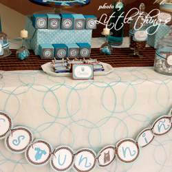 Brown and Blue clothes and airplane / Baby Shower "Brown and Blue Boy ...