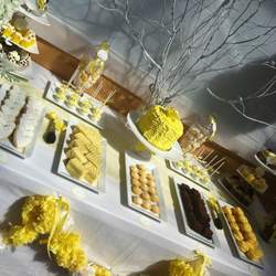Yellow & White / Tea Party "Sunny High Tea" | Catch My Party