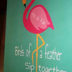 Flamingos, Feathers, Fabulous / Birthday "40 is Fab!" | Catch My Party