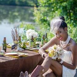 Rustic chic, outdoor party at the lake / Wedding "Lakeside Rustic ...