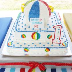 Beach Ball Bash / Birthday "R.J's 1st birthday" | Catch My Party