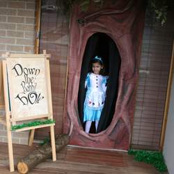 Alice in Wonderland, Mad Tea Party / Birthday "Down the Rabbit Hole ...