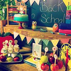 Owls And Apples / Back to School "Owls & Apples Back to School Party ...