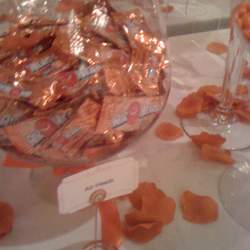 Orange Candy Buffet / Wedding "Lashawna & Richard Wedding" | Catch My Party