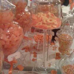 Orange Candy Buffet / Wedding "Lashawna & Richard Wedding" | Catch My Party