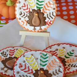 colorful chevron/polkadots / Thanksgiving/Fall "Thanksgiving playdate ...