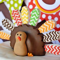 colorful chevron/polkadots / Thanksgiving/Fall "Thanksgiving playdate ...