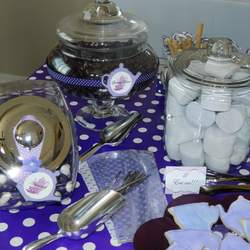 Tea Party / Birthday "Purple Polka Dot Tea party" | Catch My Party