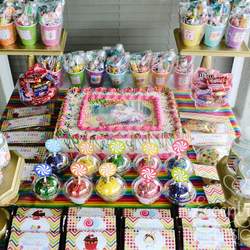 Candyland Inspired / Birthday "Princess Alley-Pooh's Rainbow Candyland ...