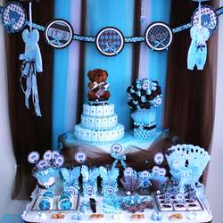 Brown & Blue Teddy Bear Theme / Baby Shower "Teddy Bears Galore ...