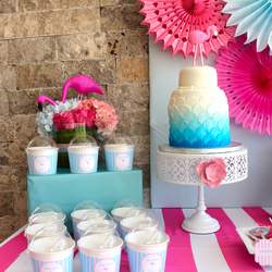 Summer Pool Party / Summer "Flamingo Retro Pool Party" | Catch My Party