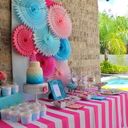 Summer Pool Party / Summer "Flamingo Retro Pool Party" | Catch My Party