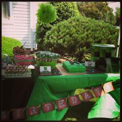 Minecraft & Video Games / Birthday "Jason & Zach's Minecraft 11th ...