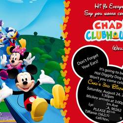 Mickey Mouse Clubhouse / Birthday "Chad's 3rd Birthday Bash- Mickey ...
