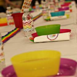 Rainbow Colors / Birthday "Rainbow Birthday Party" | Catch My Party