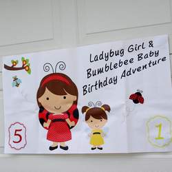 ladybugs and Bumblebees / Birthday "Ladybug Girl & Bumblebee Baby ...