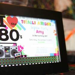 80's themed 30th birthday / Birthday "Party like it's 1983!" | Catch My ...