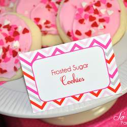 Valentines Day / Valentine's Day "CHEVRON AND HEART VALENTINE BIRTHDAY ...