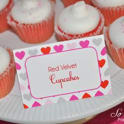 Valentines Day / Valentine's Day "CHEVRON AND HEART VALENTINE BIRTHDAY ...