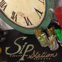 Baby Shower "Sip Station for a Sip 'n See" | Catch My Party