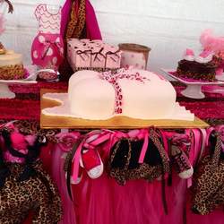 Pink/Cheetah / Baby Shower "Cheetah Baby Shower" | Catch My Party