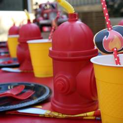 Fireman / Birthday "Vintage firehouse" | Catch My Party