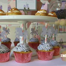 Carousel / Birthday "Teah's High Tea First Birthday" | Catch My Party