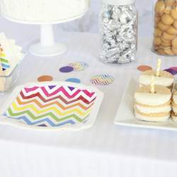 Chevron Rainbow / Birthday "Rachel's Rainbow Birthday Party" | Catch My ...