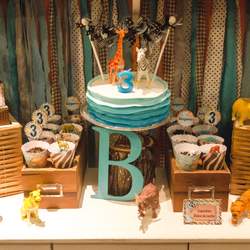 safari vintage / Birthday "Safari Benjamin 3 años" | Catch My Party