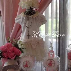 1st Communion pink & silver / 1st Communion "Communion" | Catch My Party