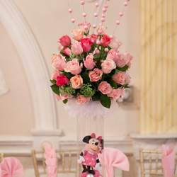 Minnie Mouse / Birthday "First Birthday & Baptism Celebration ...