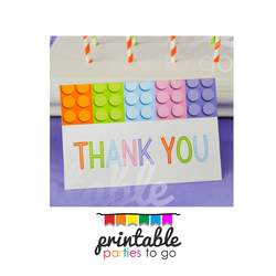 Birthday "Lego Inspired / Building Block Party for Girls" | Catch My Party