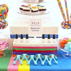 spa & candy / Birthday "Kendall's Spa Candy Bar Birthday" | Catch My Party