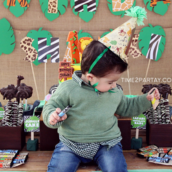 Jungle / Birthday "Jungle Themed 1st Birthday" | Catch My Party
