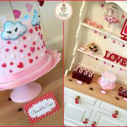 Love is in the Air / Valentine's Day "Valentine's 'LOVE' Dessert Table ...