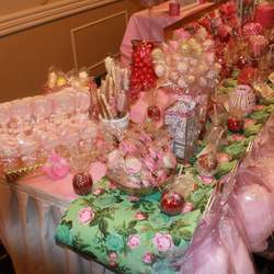 Shabby chic / Baptism " baptism candy table " | Catch My Party