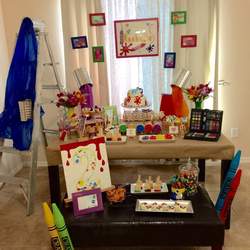 Paint and Arts / Birthday "Little artist Birthday Party" | Catch My Party