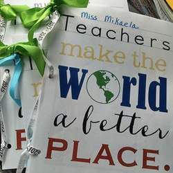 Around the World / Teacher Appreciation "Best Teachers in the World ...