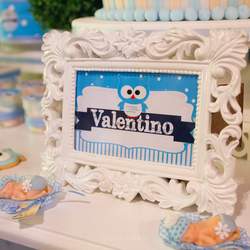 Owls / Baby Shower "Valentino´s Baby Shower" | Catch My Party