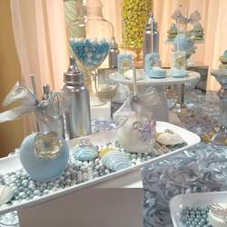 Chic Baby Boy / Baby Shower "Baby Blue and Silver Shower! " | Catch My ...