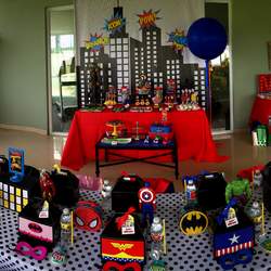 Superheroes / Birthday "{Superhero Comic Birthday}" | Catch My Party