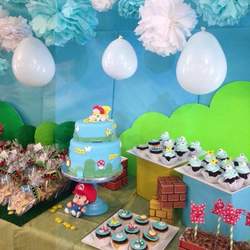 Baby Shower "Super Mario Baby Shower" | Catch My Party