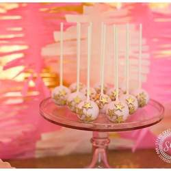 Pink and Gold Twinkle Twinkle / Birthday "Violet Everly Turns One ...