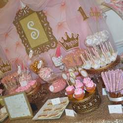 Pink and gold Princess by Treat Me Sweet Candy Buffets / Birthday ...