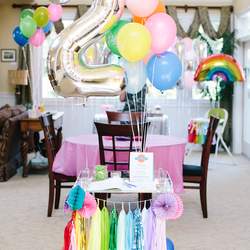 Rainbow, Confetti + Balloons / Birthday "Noah's 2nd Birthday" | Catch ...