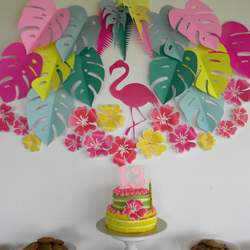 Flamingos / Birthday "Flamingo tropical birthday" | Catch My Party